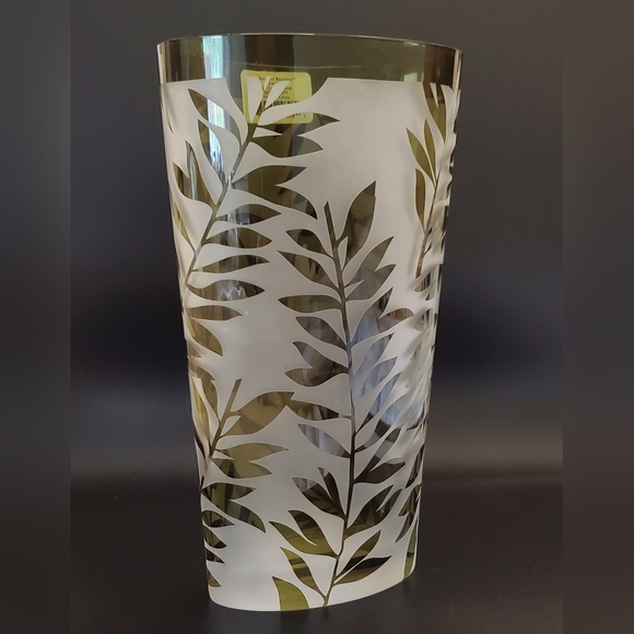 Lenox | Art | Nib Lenox Botanical Boutique Oval Nonlead Crystal Vase ...